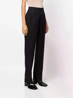 MAISON MARGIELA Tailored Wool Trousers With Signature Stitching