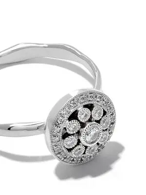 WOUTERS & HENDRIX 18kt White Gold Diamond Rosetta Ring