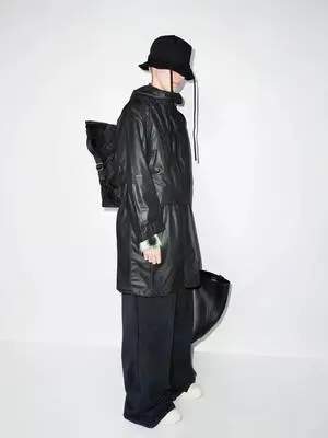Y3 Hooded Midi Raincoat