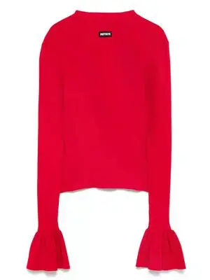 ROTATE BY BIRGER CHRISTENSEN High-neck Jumper With Flared Cuffs