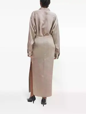 Filippa K Crinkled Pencil Skirt