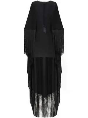 TALLER MARMO 1970 Dress With Fringe Detailing - Black