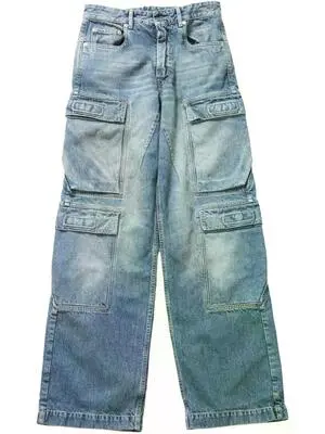 Rick Owens Indigo Cargo Jeans
