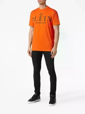 Philipp Plein Logo Print Cotton T-shirt