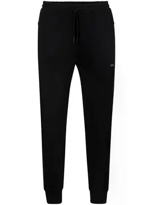 BOSS Logo-print Tapered Track Pants - Black