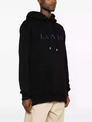 LANVIN Logo-appliqué Cotton Hoodie