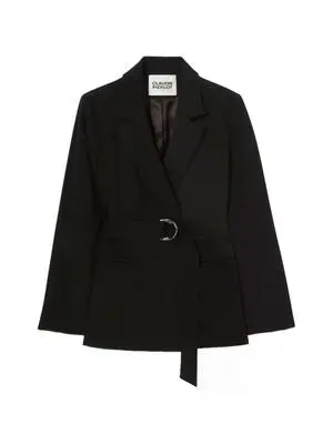 Claudie Pierlot Belted Blazer - Black
