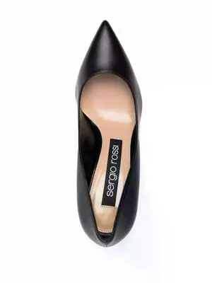 SERGIO ROSSI Godiva 75mm Polished-finish Pumps