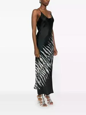 Roberto Cavalli Tiger Print Maxi Dress