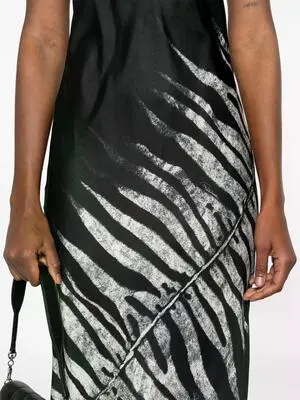 Roberto Cavalli Tiger Print Maxi Dress