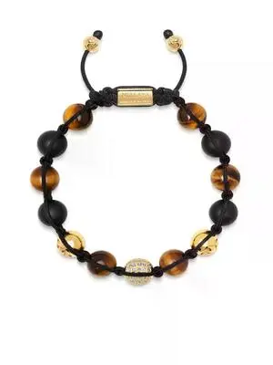 NIALAYA JEWELRY Tiger-eye Beaded Bracelet - Brown