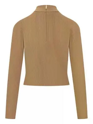 Michael Kors Mock Neck Ribbed Jumper