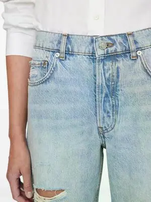 ANINE BING Bleached Ripped Jeans