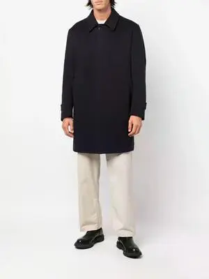 Corneliani Single-breasted Wool Coat