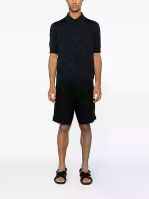 Dolce & Gabbana Pleated Linen Shorts