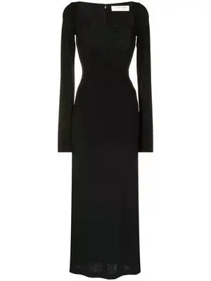1017 Alyx 9sm Macramé Knit Maxi Dress