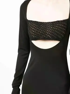 1017 Alyx 9sm Macramé Knit Maxi Dress
