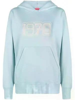 Kenzo Graphic Print Cotton Hoodie