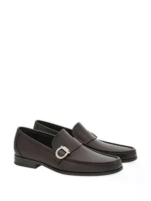 FERRAGAMO Gancini Calfskin Loafers