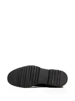 POCHE PARIS Leather Chelsea Boots With Lug Sole