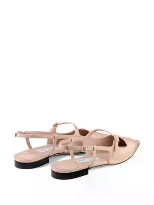 JIMMY CHOO Didi Ballet Flats - Neutrals