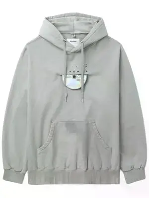 DOUBLET Cotton Jersey Hoodie - Grey