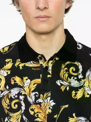 Versace Baroccoflage-print Polo Shirt