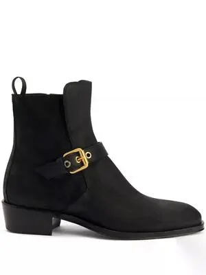 GIUSEPPE ZANOTTI 40mm Jhonny Leather Ankle Boots