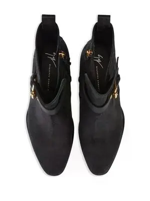 GIUSEPPE ZANOTTI 40mm Jhonny Leather Ankle Boots
