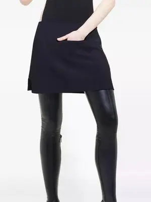 COURREGES Oblique Tailored Mini Skirt