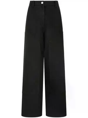STUDIO TOMBOY Wide-leg Trousers - Black