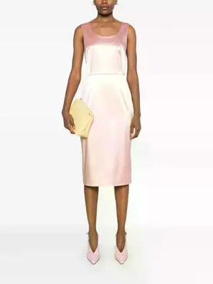 Dolce & Gabbana Satin Midi Dress