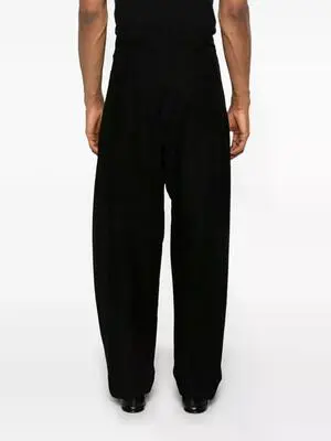 JAN JAN VAN ESSCHE Striped Drop Crotch Trousers