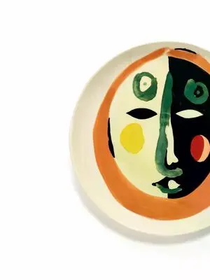 SERAX Feast Face 1 Plate - Multicolour
