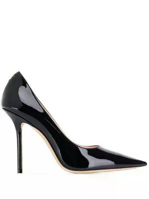 JIMMY CHOO Love 100mm Patent Leather Pumps