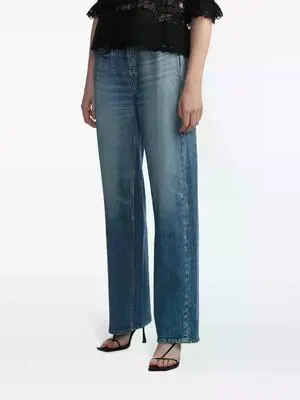 Rag & Bone Logan Mid-rise Wide-leg Jeans