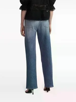 Rag & Bone Logan Mid-rise Wide-leg Jeans