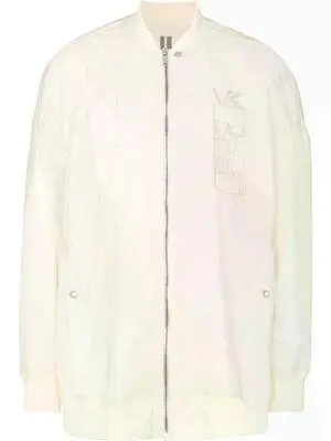 Rick Owens Embroidered Logo Bomber Jacket