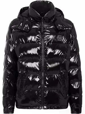 Philipp Plein High-shine Padded Jacket