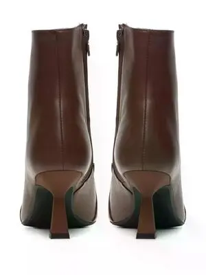 POCHE PARIS Meline Ankle Boots - Brown
