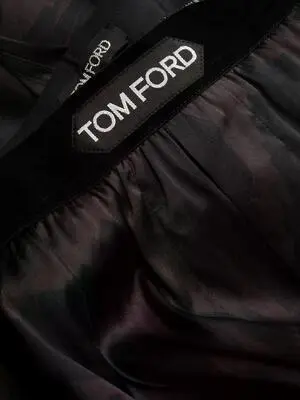 TOM FORD Patterned Logo-waistband Pyjama Trousers