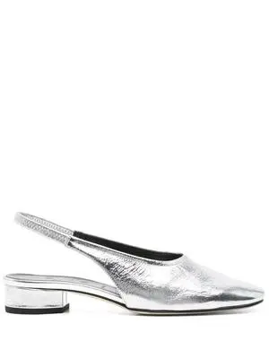 AeydĒ 25mm Dua Slingback Pumps - Silver