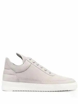 Filling Pieces Leather High-top Sneakers - Grey