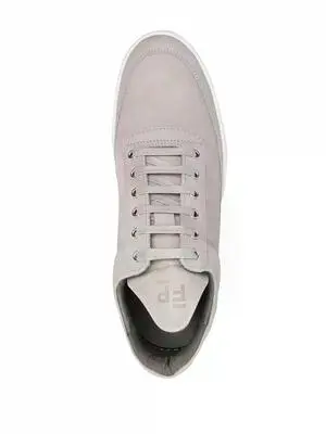 Filling Pieces Leather High-top Sneakers - Grey