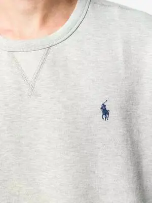 Polo Ralph Lauren Logo Embroidered T-shirt - Grey