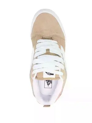 VANS Knu Skool Suede Lace-up Sneakers - Brown