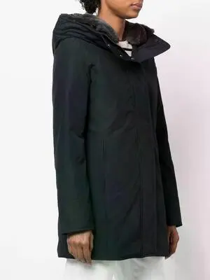 Woolrich Logo Patch Zip-up Hoodie