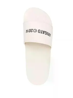 Axel Arigato Logo Print Pool Slides