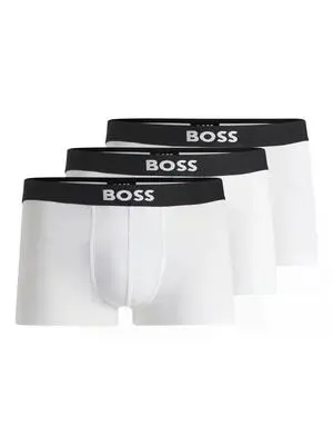 BOSS Logo-waistband Boxers - White