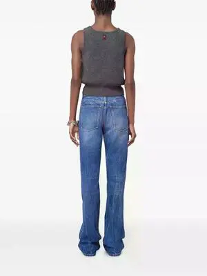 Rabanne Embroidered Tank Top - Grey